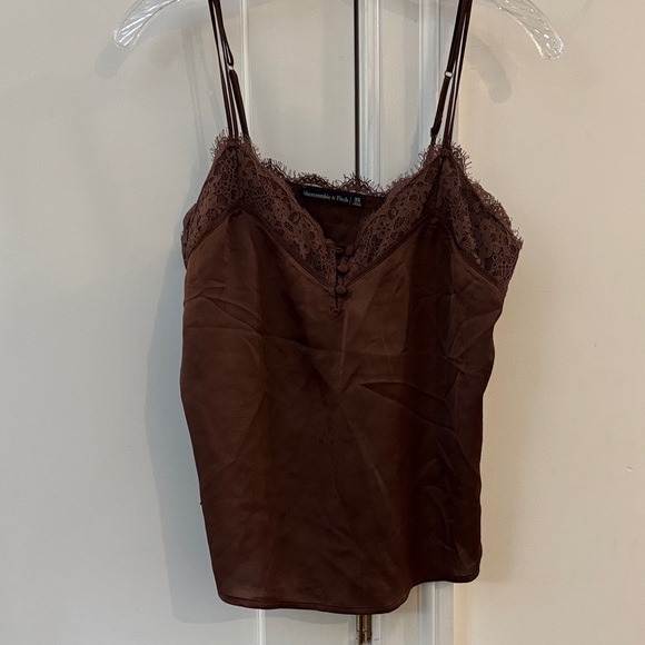 Abercrombie & Fitch | Tops | Abercrombie Fitch Chocolate Lace Cami ...